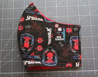 Spider-man Panels large Mask W/filter Pocket | Etsy