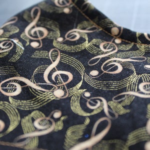 Gold Treble Clef Mask W/filter Pocket - Etsy