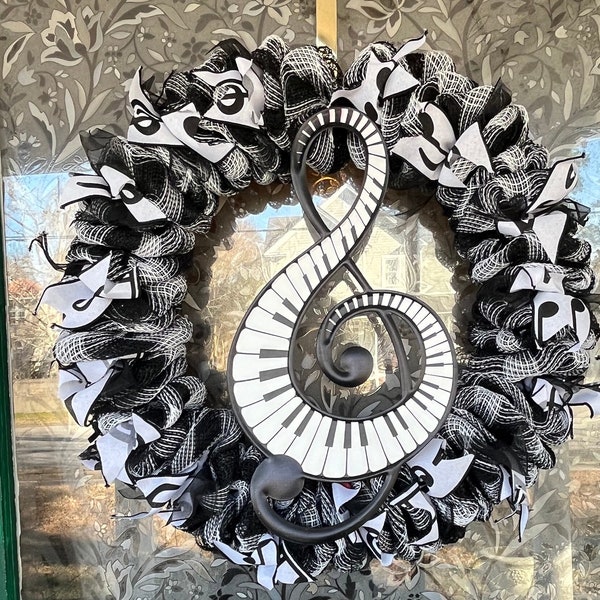 Music Wreath - Etsy