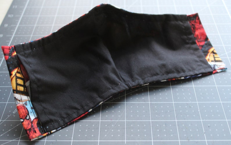 Spider-man Panels large Mask W/filter Pocket | Etsy