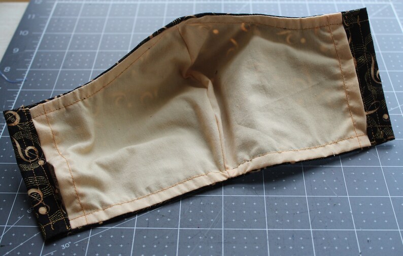 Gold Treble Clef Mask W/filter Pocket - Etsy