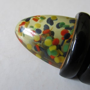 CONFETTI BAKELITE BROOCH atomic Design Shape 1930's Collectible Great ...