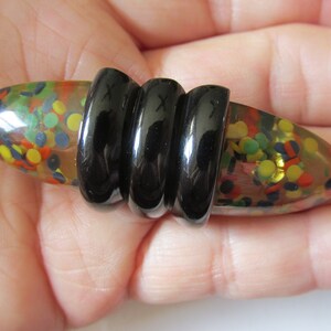 CONFETTI BAKELITE BROOCH atomic Design Shape 1930's Collectible Great ...