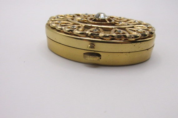 Vintage K & K (Kotler Kopit) MAKEUP COMPACT Oval 2 1/… - Gem
