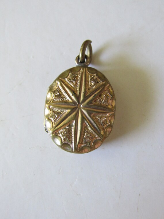 Blue 4 point star - Gem