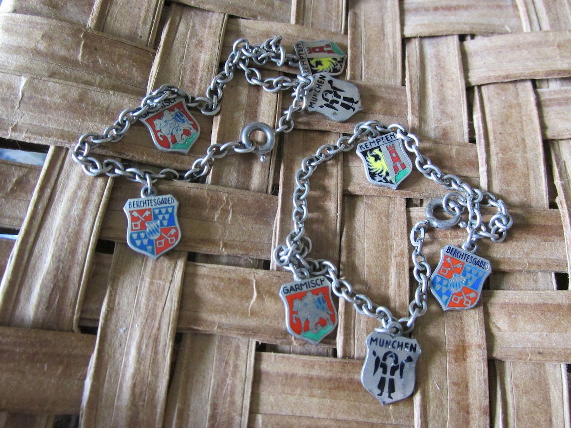 German Charm Bracelet - My Collection of Shield Charms | A German Girl ...