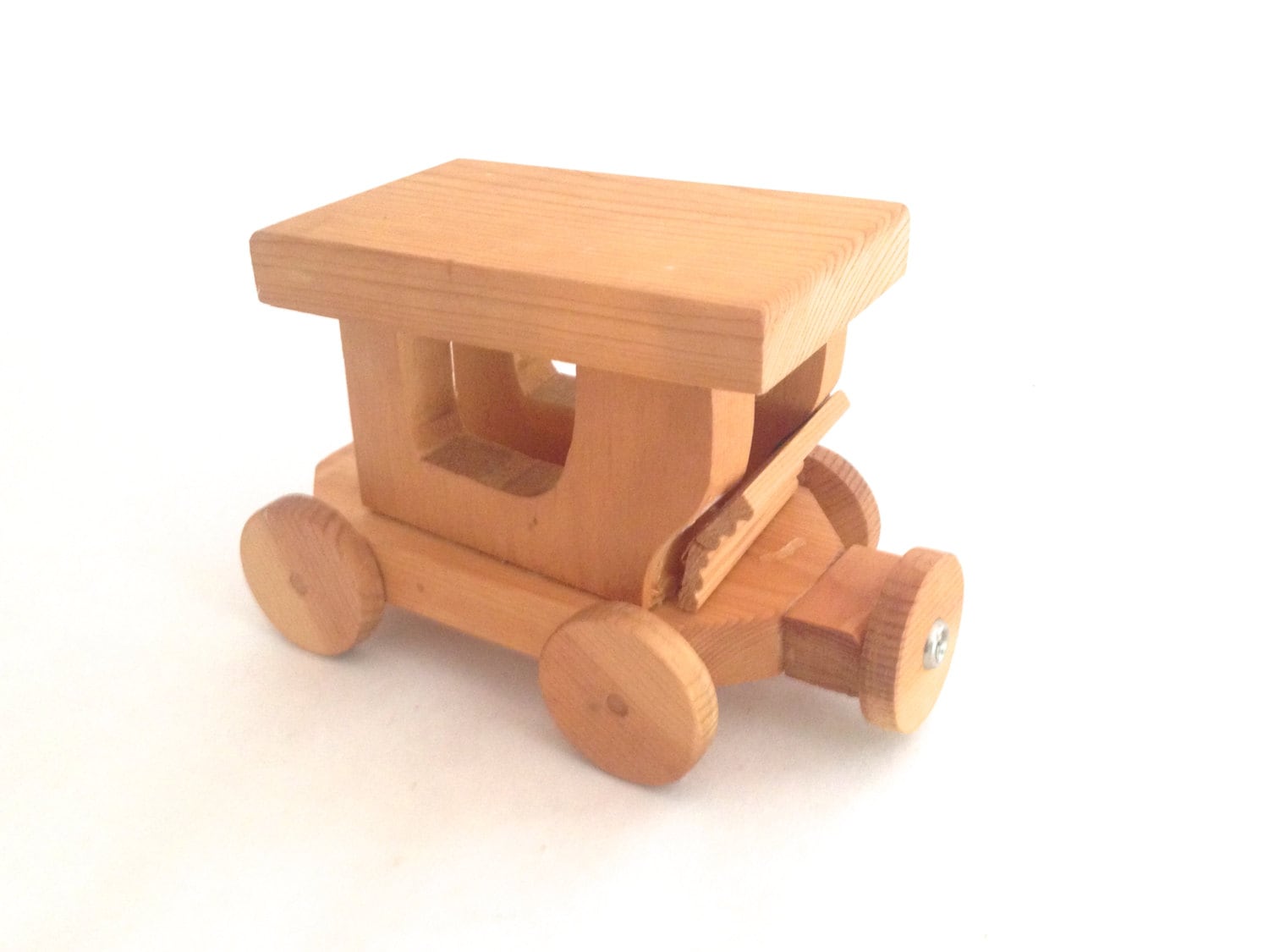 Handcrafted Wooden Train Car Primitive Wood Toy Hand Made - Etsy