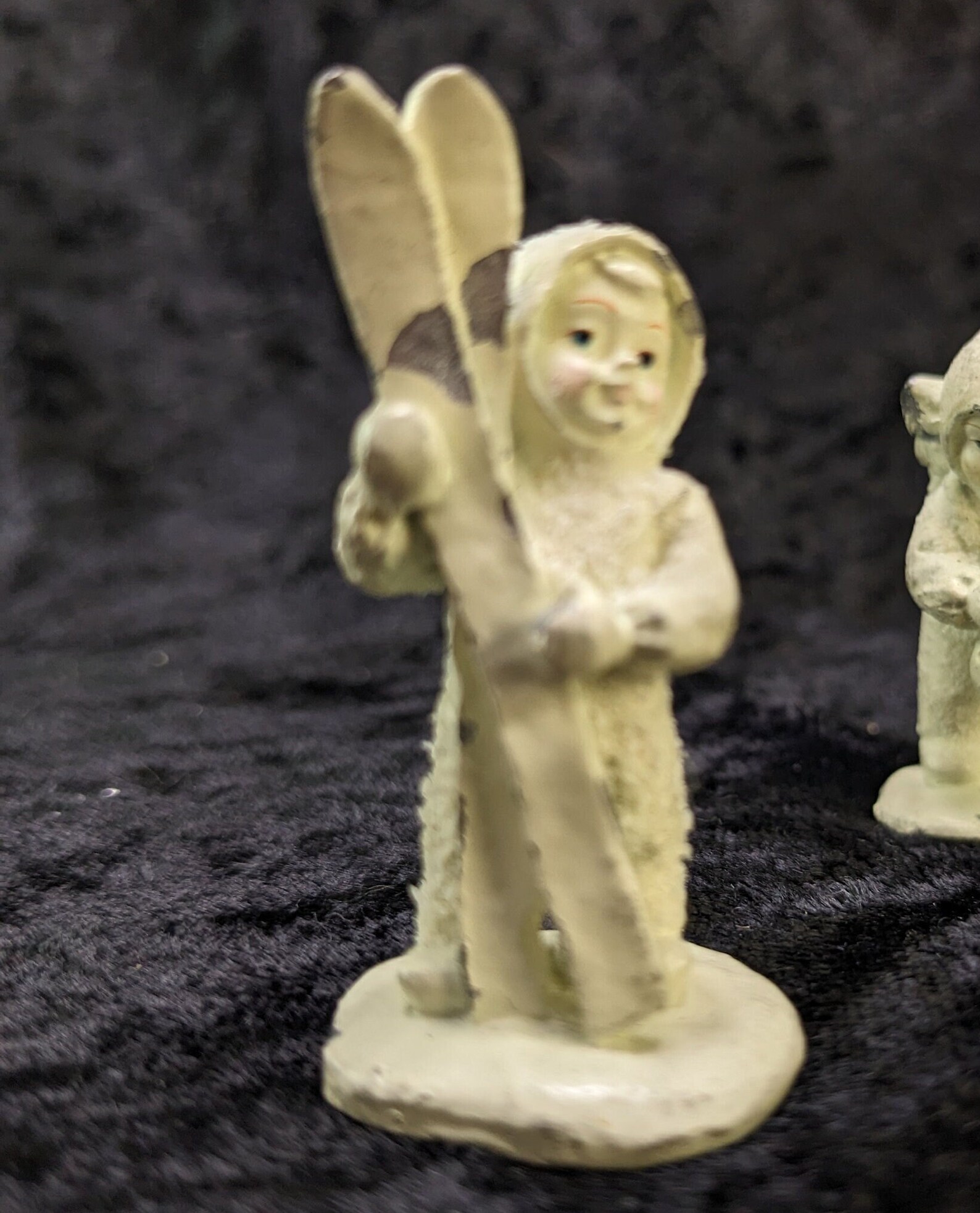 Miniature Snowbabies, Painted Pewter Sold Individually Let's Go Skiing ...