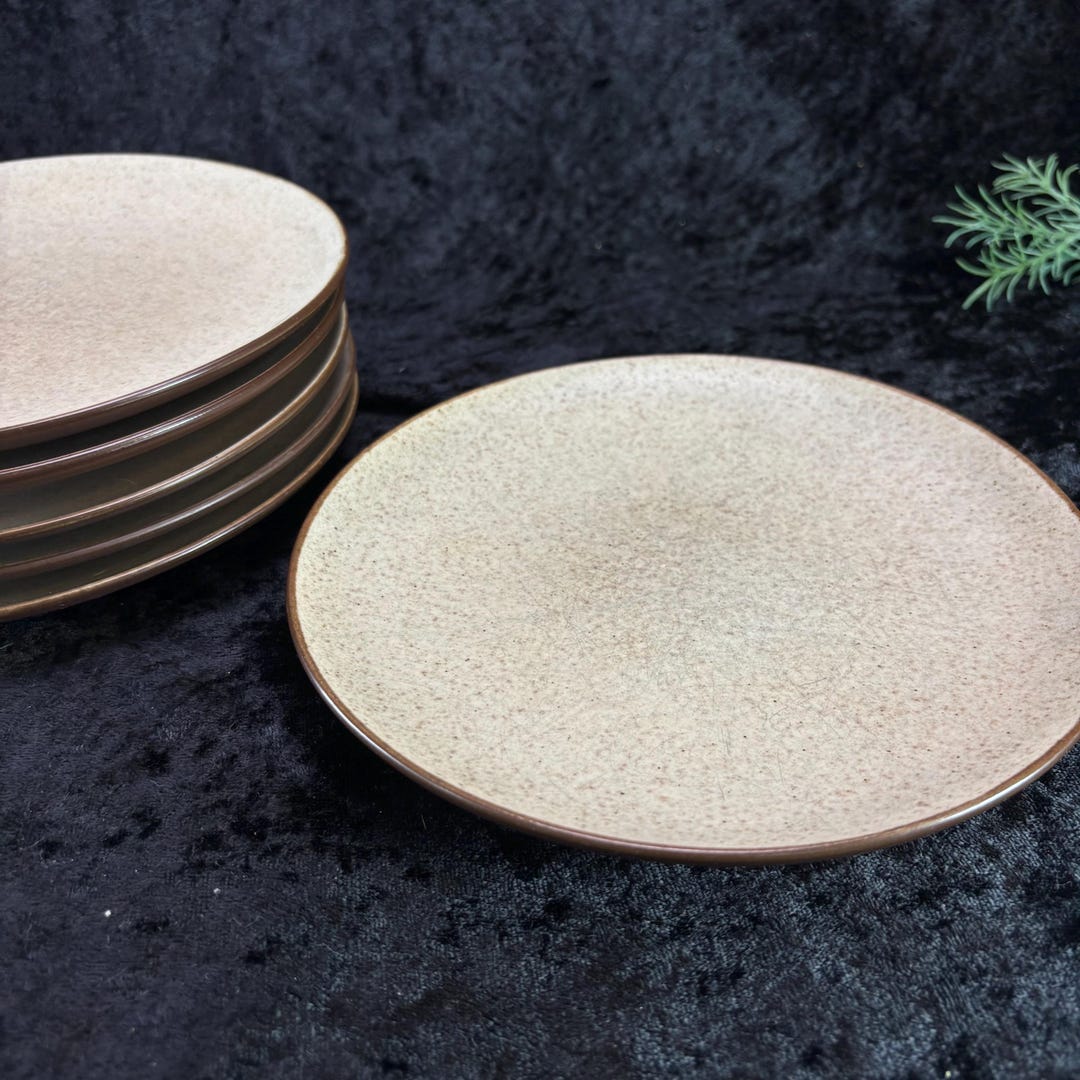 Amcrest Braystone Plate: Speckled Stoneware, Ovenproof (7.5") - Etsy
