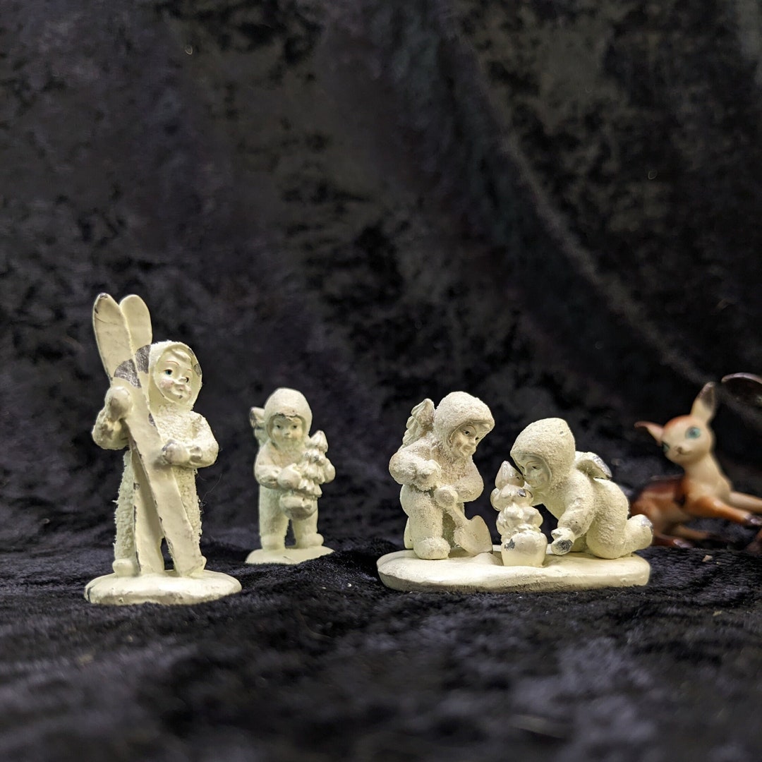Miniature Snowbabies, Painted Pewter - Sold Individually - Let's Go ...