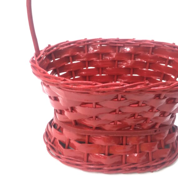 Red Basket Farmhouse Country Cottage Easter Mothers Day - Etsy