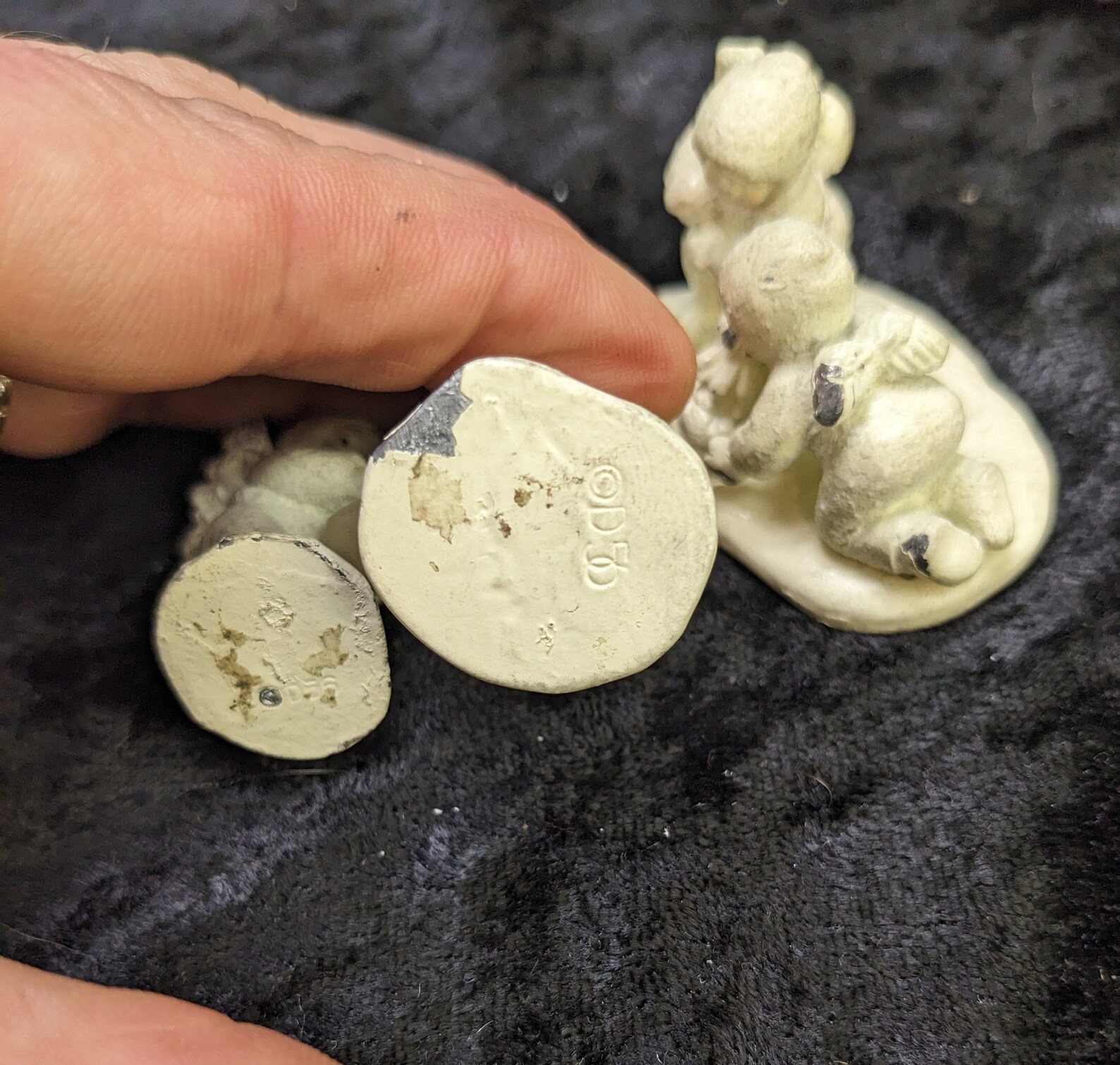 Miniature Snowbabies, Painted Pewter Sold Individually Let's Go Skiing ...