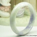 Albite Jadeite Jade Bangle Bracelet 56.7mm True Lavender Bicolor grade ...