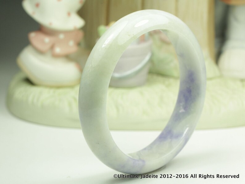 Albite Jadeite Jade Bangle Bracelet 56.7mm True Lavender - Etsy