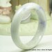 Albite Jadeite Jade Bangle Bracelet - 56.7mm True Lavender Bicolor ...