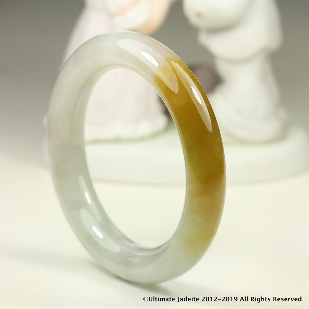 56.12mm Chubby Round Jade Bangle Rich Honey Red Grade A - Etsy