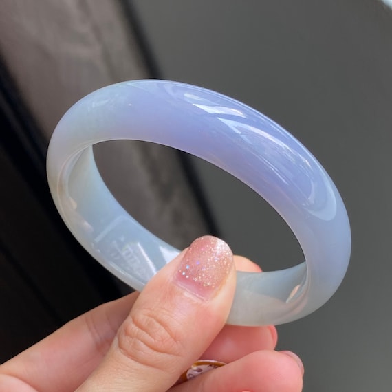 Lavender jade bangle grade a store