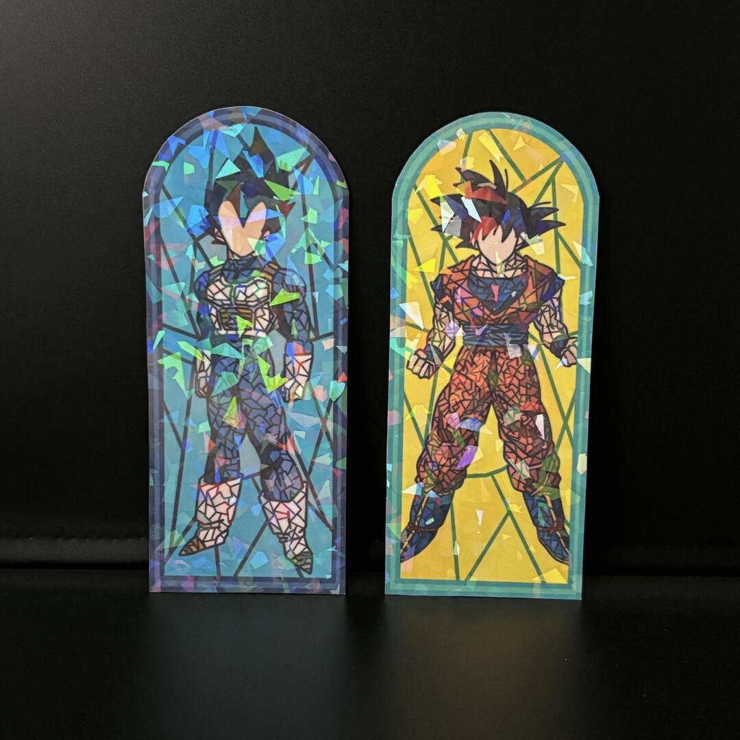 Stained Glass DBZ Stickers - Etsy