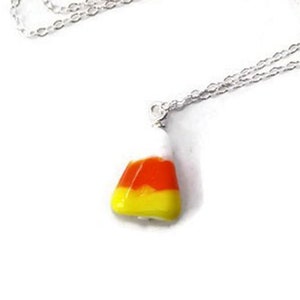 Halloween Candy Necklace - Candy Corn Jewelry - Trick or Treat Necklace ...