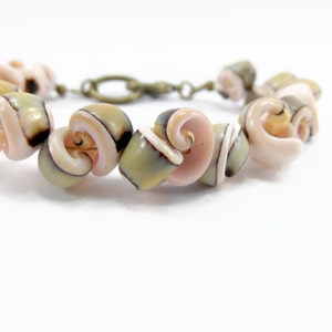 Natural Shell Bracelet - Boho Shell Bracelet - Seashell Beach Bracelet ...