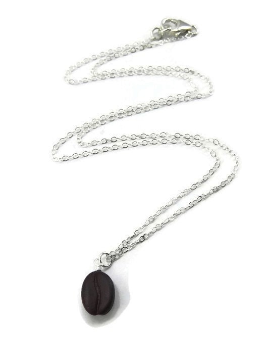 Coffee Bean Jewelry Coffee Lover Jewelry Set Sterling | Etsy