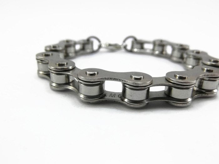 Bike Chain Bracelet Stainless Steel Biker Bracelet Unisex - Etsy