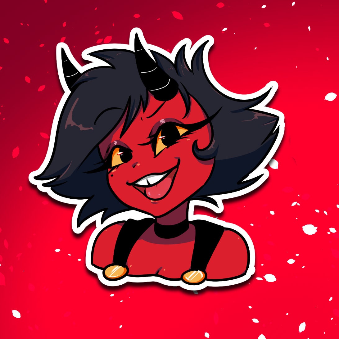 Helluva Boss Sticker blitzo, Millie, Moxie, Loona, Stolas, Versokia ...