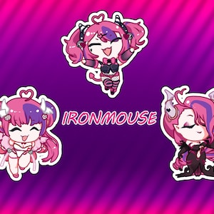 Ironmouse Sticker - Etsy