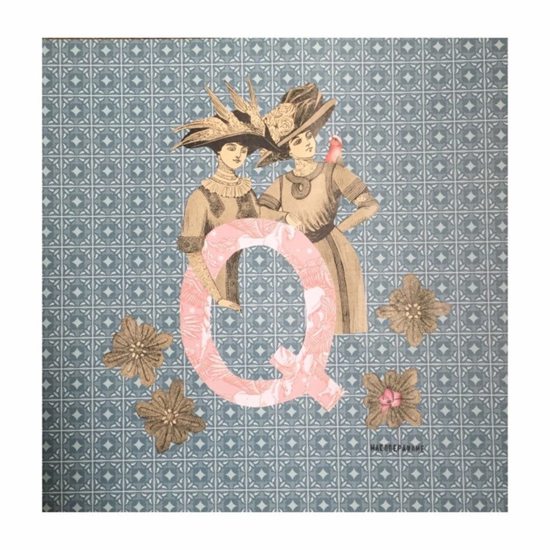Draw Letter "q" Collage Creation - Etsy