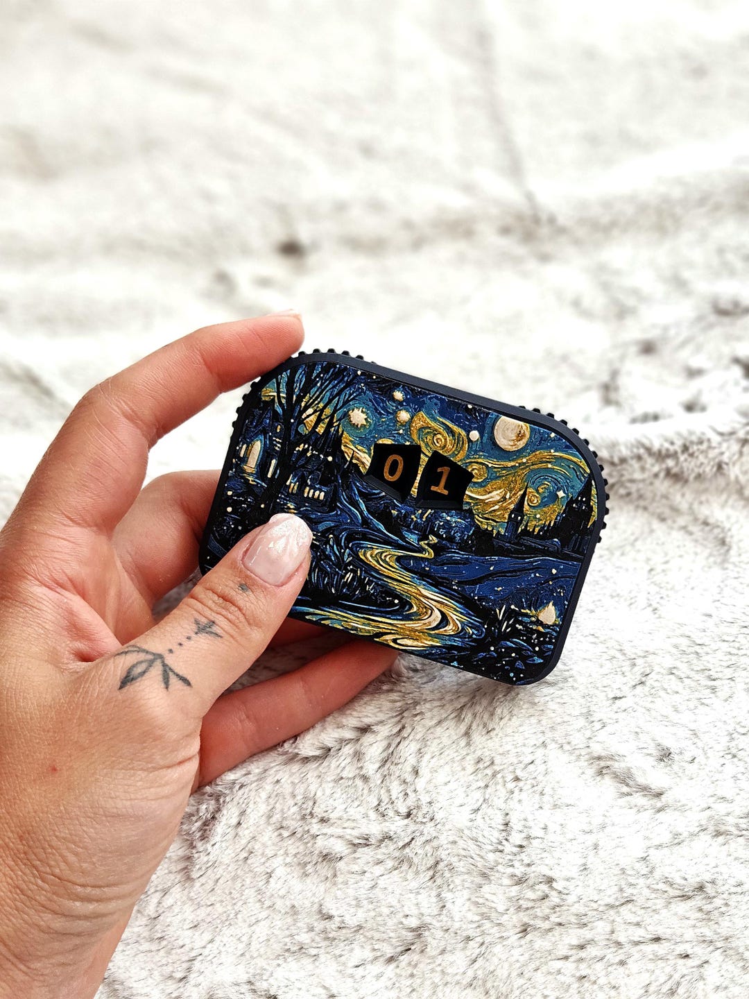 Starry Night MTG Life Counter: Artistic Dual Spinning Dials - Etsy