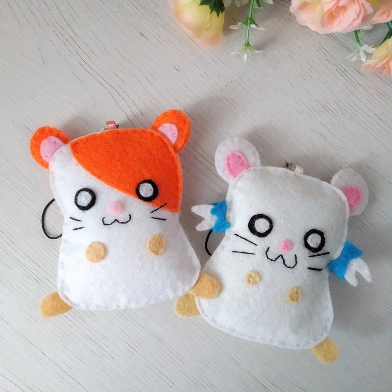 Hamsters Keychain - Etsy