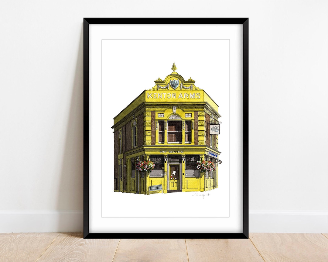 Hackney - the Kenton - A5 or A4 Giclée Print (unframed) - Homerton ...