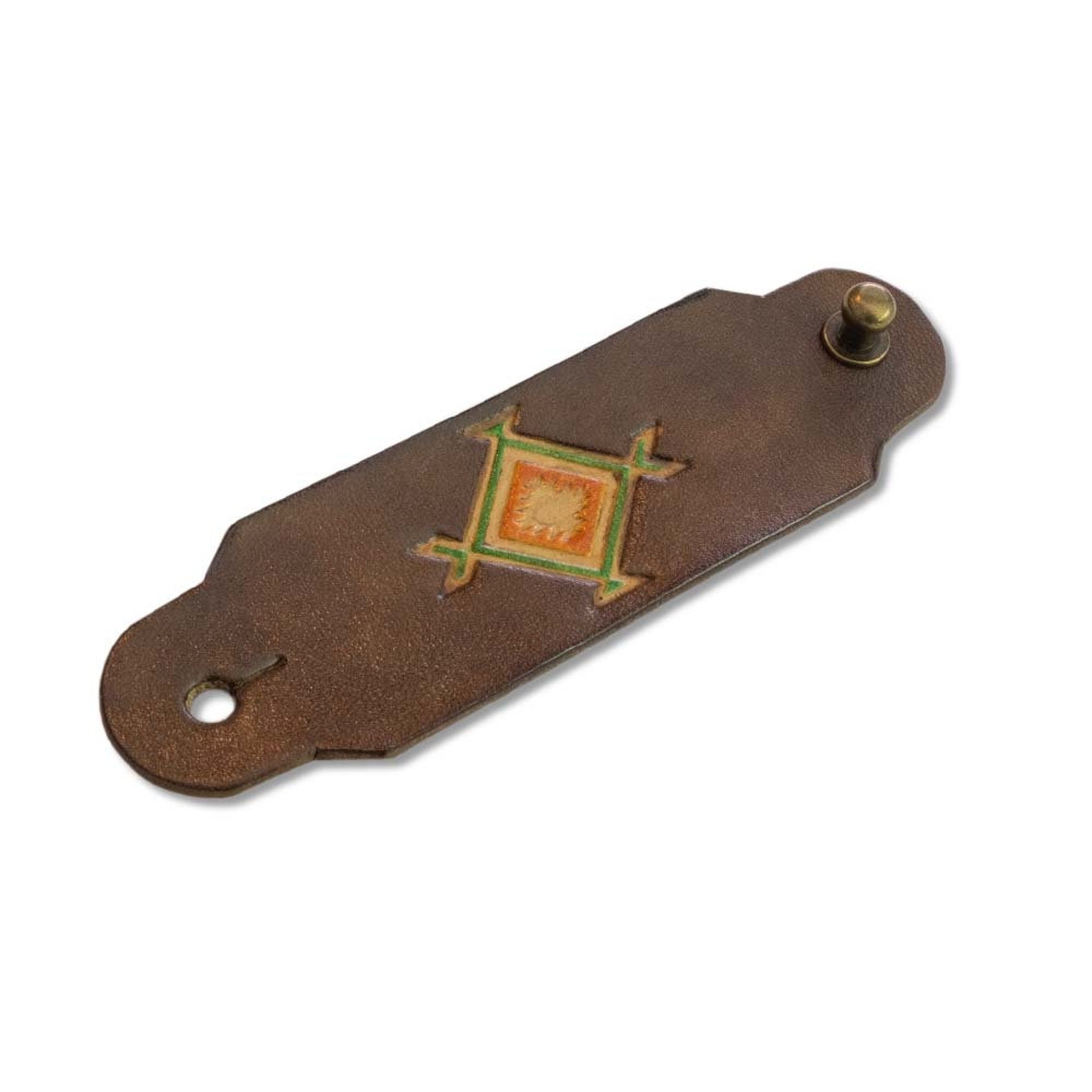 Woggle, Bandana, Native Series 2 in Brown Leather / Neckerchief Slide ...
