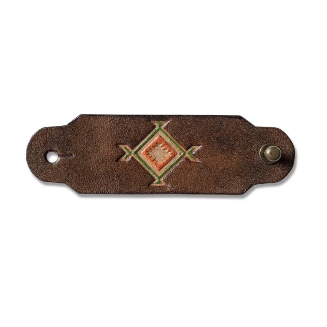Woggle, Bandana, Native Series 2 in Brown Leather / Neckerchief Slide ...