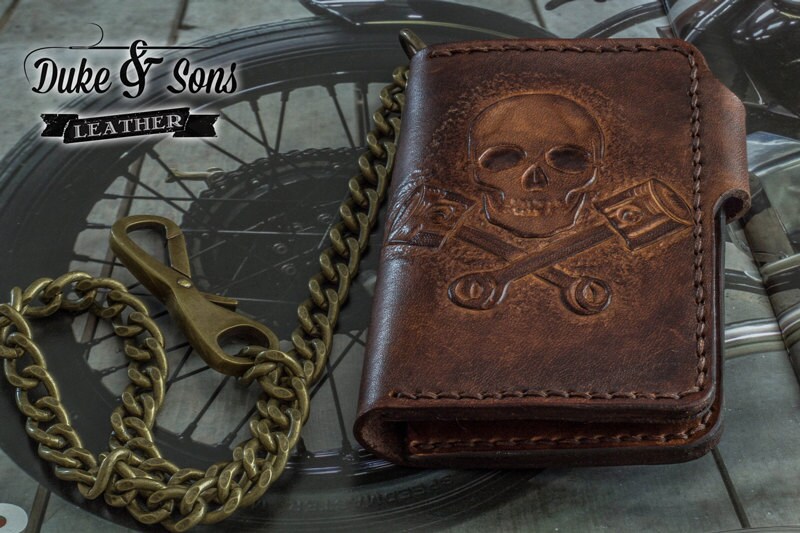 Custom Made Wallet With Hand Tooled Image | Etsy