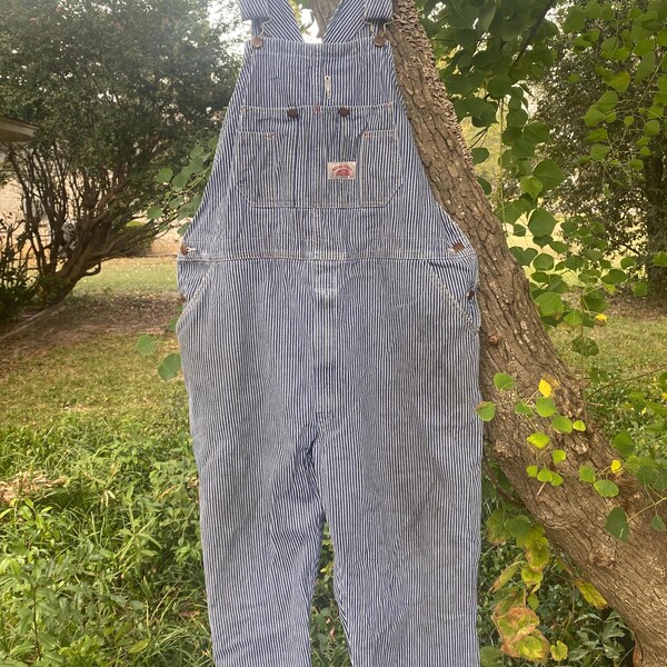 Striped Overalls - Etsy