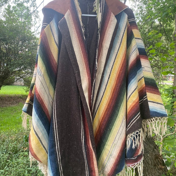 Serape Poncho - Etsy