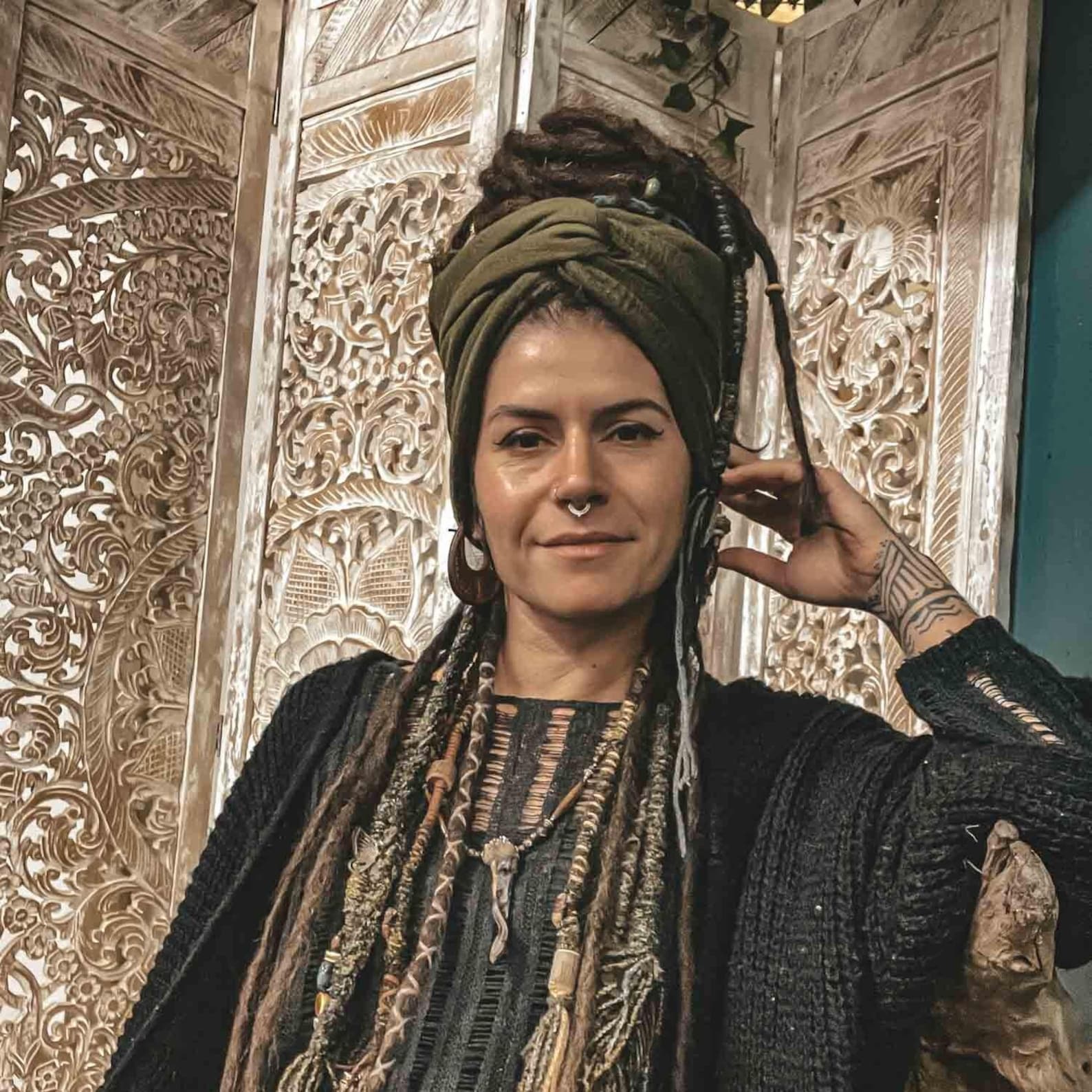 Dreadlock Scarf Head Wrap Turban Large - Etsy