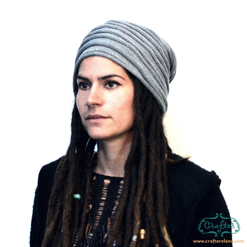 Dreadlock Hat Beanie Wooly Dread Hat Slouchy Beanie Ribbed | Etsy