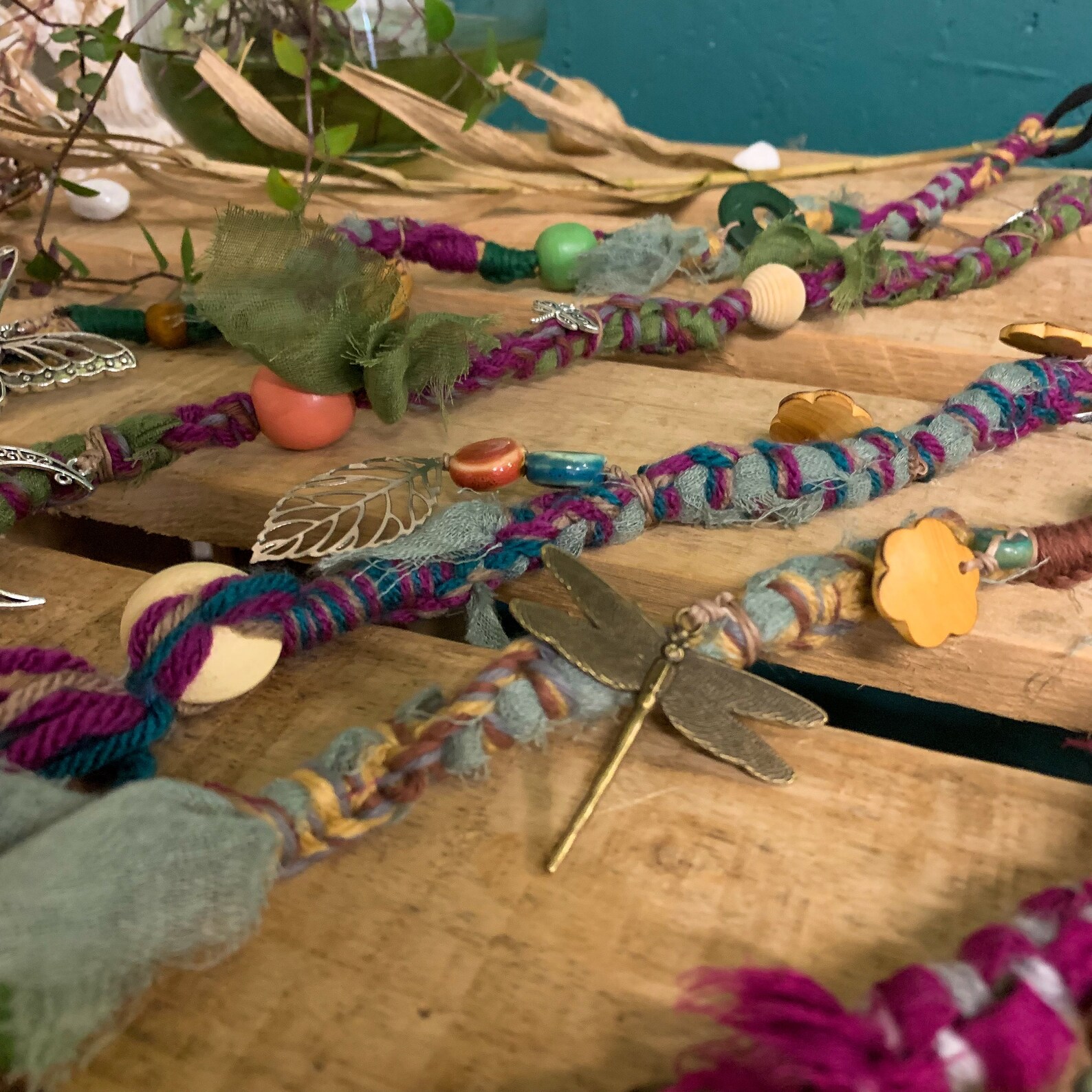 Dreadlock Hair Wrap Summer Garden Dread Wrap Braid Colourful - Etsy