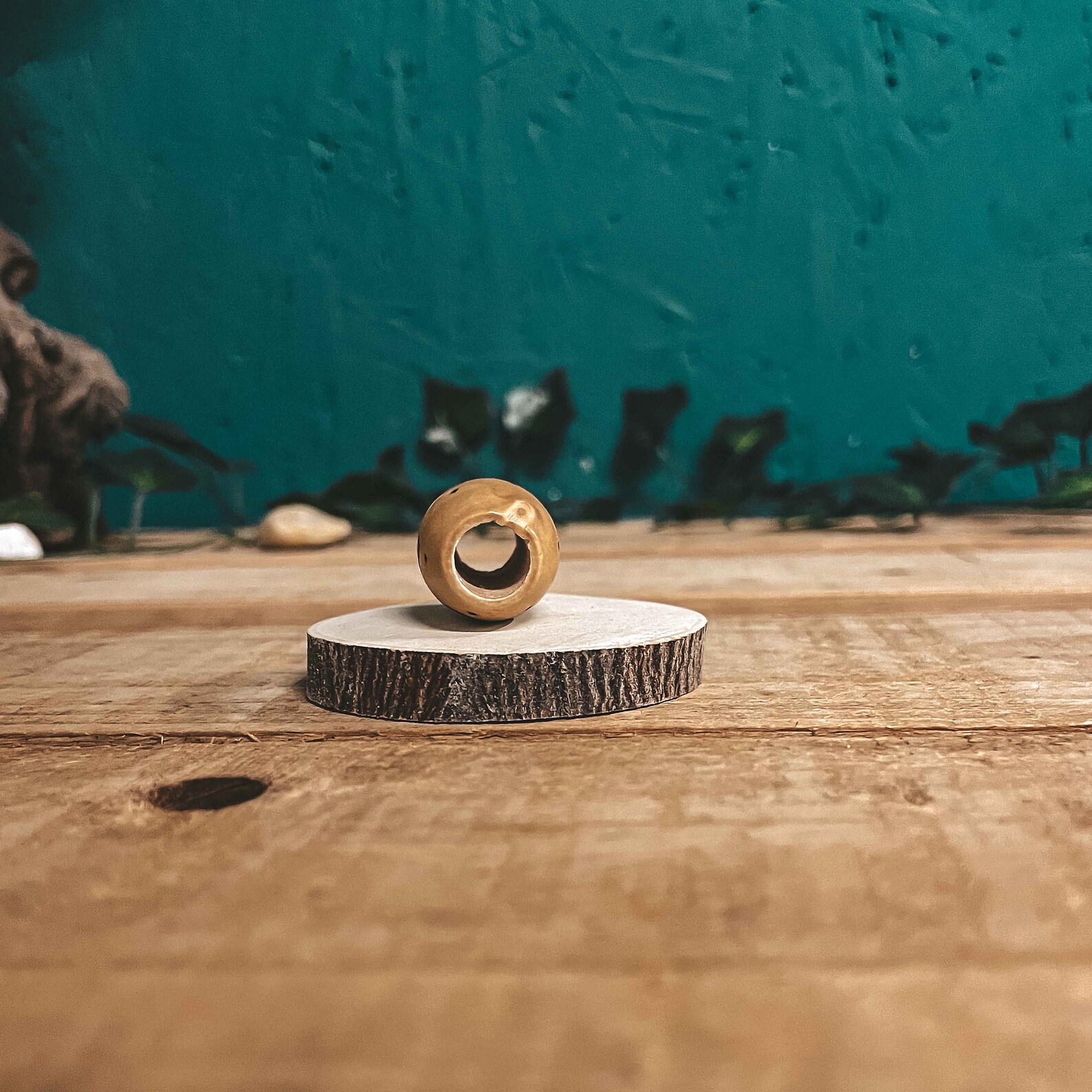 Waves Large Wooden Dreadlock Bead 20x30mm X 10mm Hole Pyrography Design ...