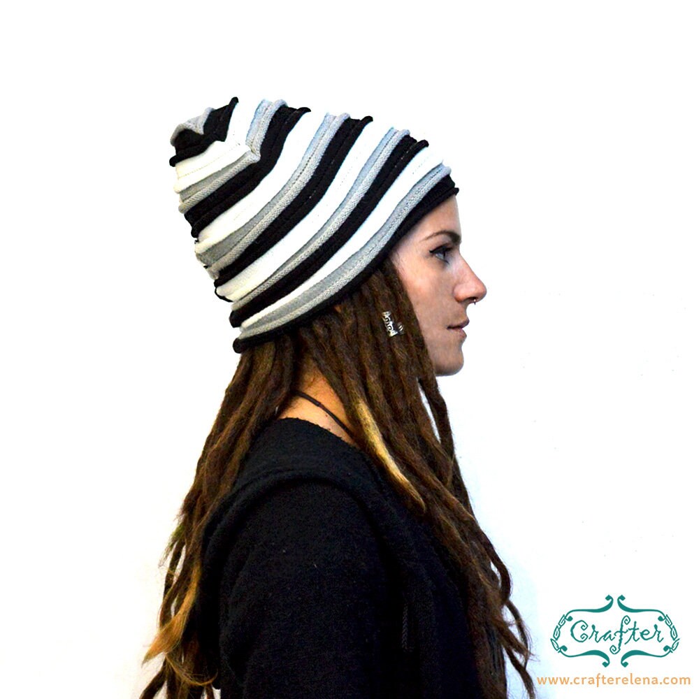 Dreadlock Hat Beanie Wooly Dread Hat Slouchy Beanie Ribbed - Etsy UK