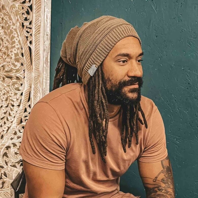 Dreadlocks Bandana Bonnet Triangle Dread Hat Woollie - Etsy France