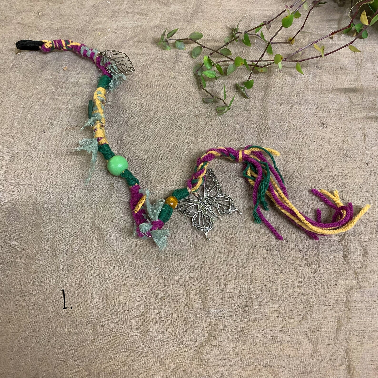 Dreadlock Hair Wrap Summer Garden Dread Wrap Braid Colourful - Etsy