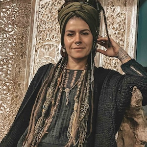 Dreadlock Scarf Head Wrap Turban Large - Etsy