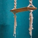 Macrame Wood Swing, Boho Outdoor Indoor Swing - Etsy
