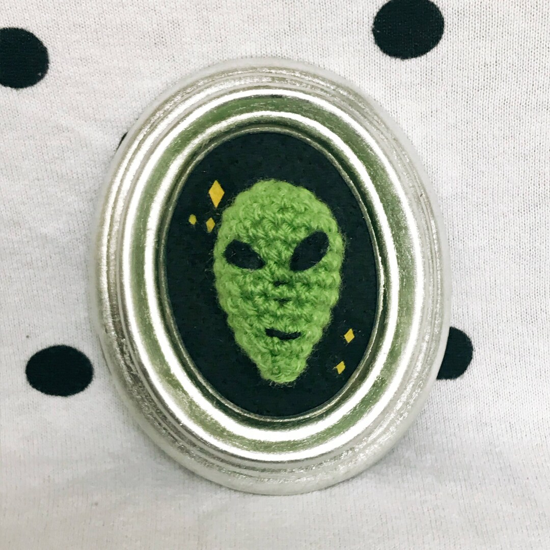 Miniature Faux Taxidermy Framed Alien Ufo Wall Art - Etsy