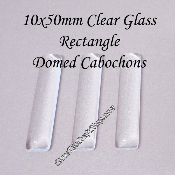 Small Rectangle Glass for Necklace - Etsy