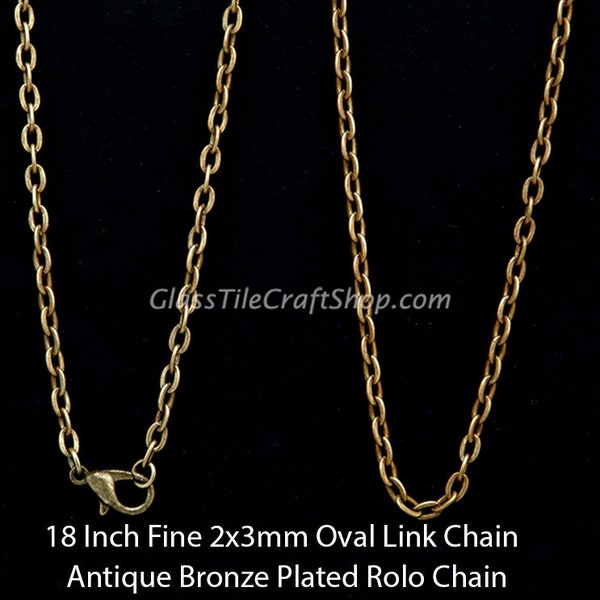 Flat Rolo Chain - Etsy