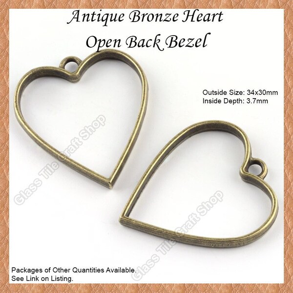 Open Back Bezel - Etsy